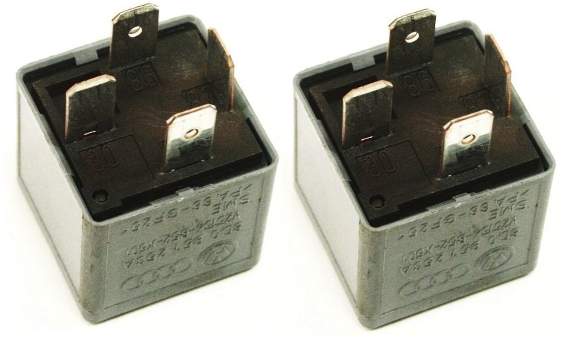 2x Relay # 373 VW Passat Beetle Touareg Phaeton Audi A4 S4 A6 S6 - 8D0 ...