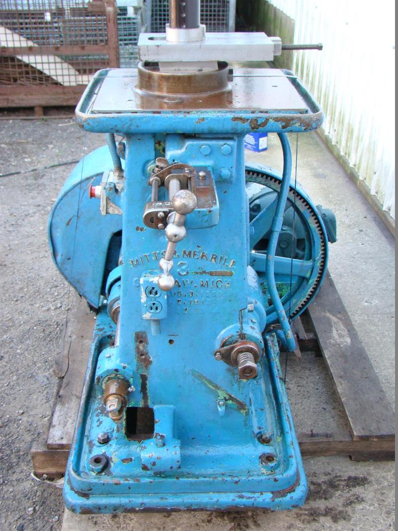 Mitts & Merrill 3 Saginaw Keyseater Power Broach Keyway Machine 125158 ...