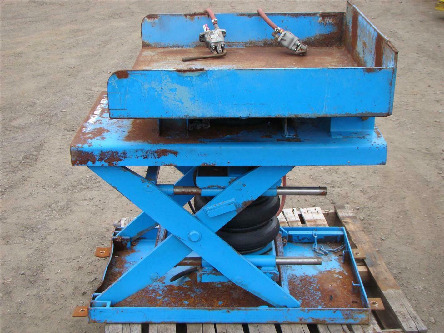 Air-Castor Pneumatic Lift/Tilt Table 35"x35" | Joseph Fazzio, Incorporated