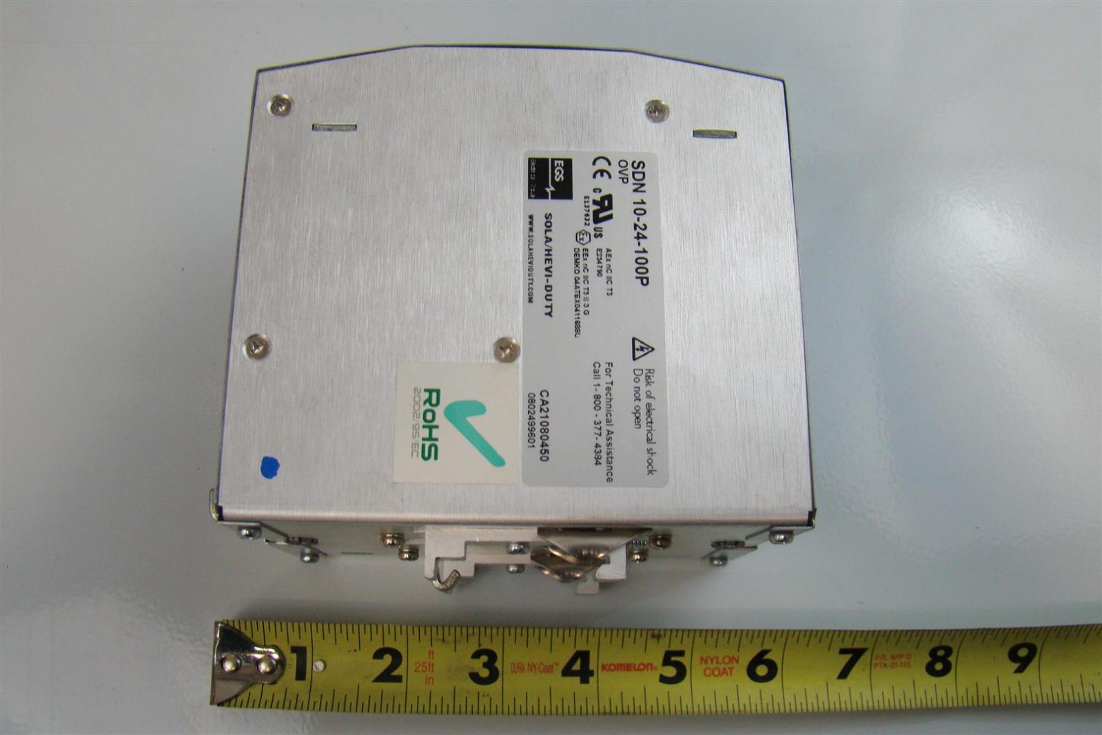 Sola Power 115/230V 5.0/2.0A 50/60Hz Supply SDN-24-100P | Joseph Fazzio ...