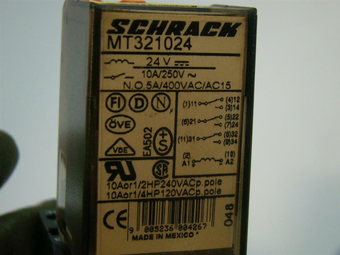 Schrack Multimode 24V 10A 16K32.0 MT321024 | eBay