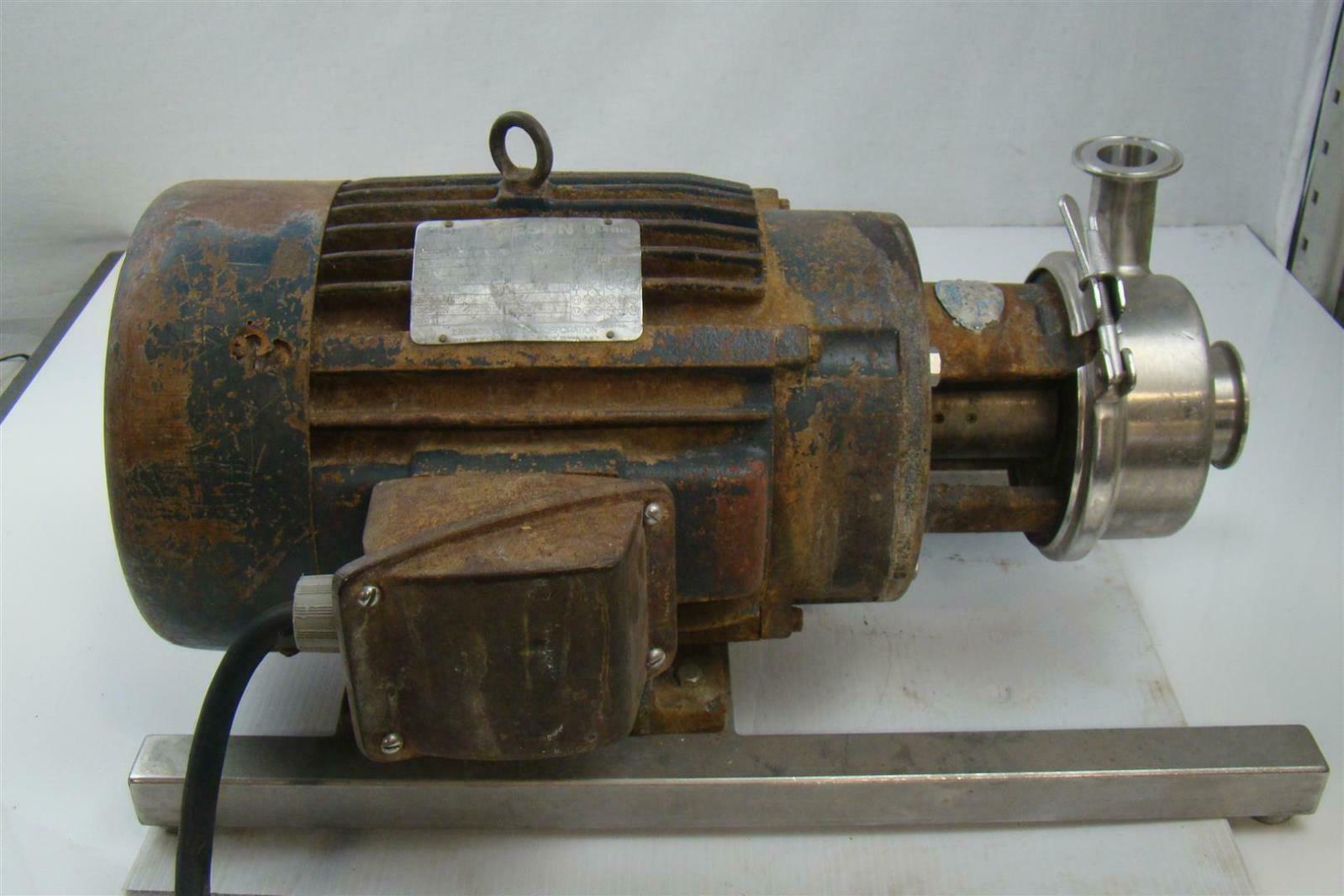 Stainless Centrifugal Tri-clamp Pump 208-230-460, HP 10 N215T34FC40C | eBay