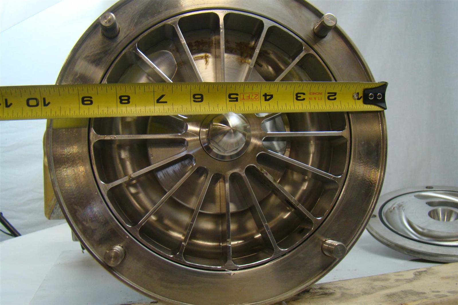 Ampco Pump Stainless Centrifugal ASP220-22-21 w/ Baldor Super E 10 HP ...