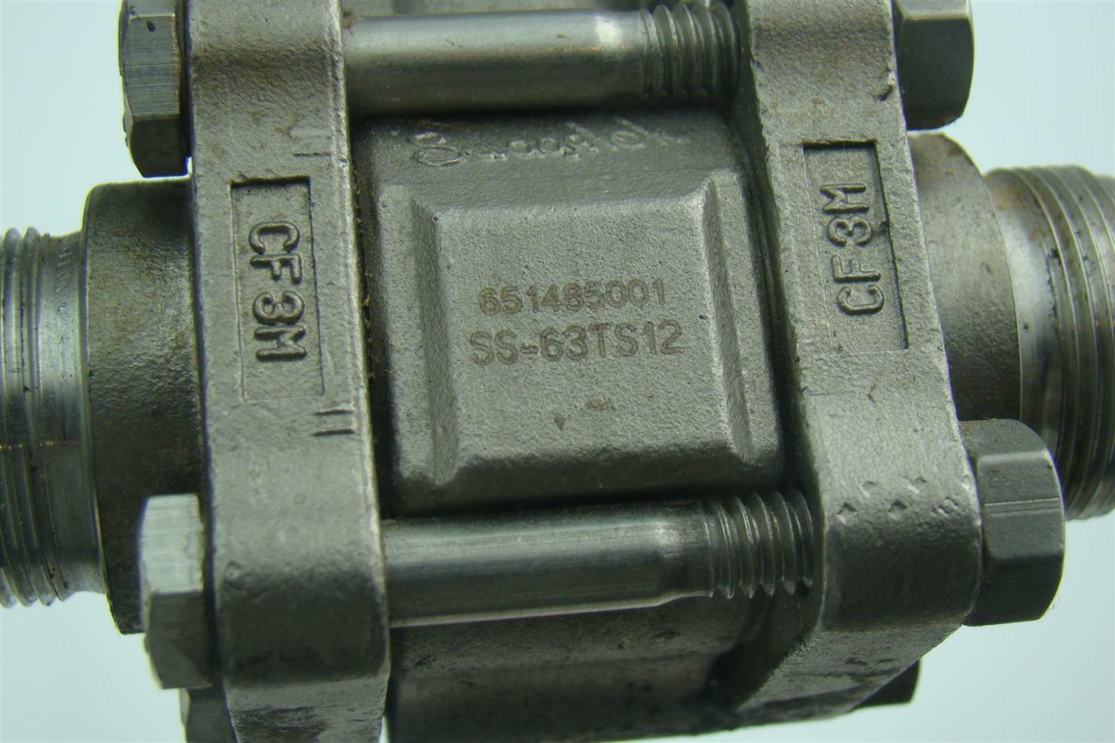 SWAGELOK CF3M Stainless Ball Valve 1000 PSI CF3M | eBay