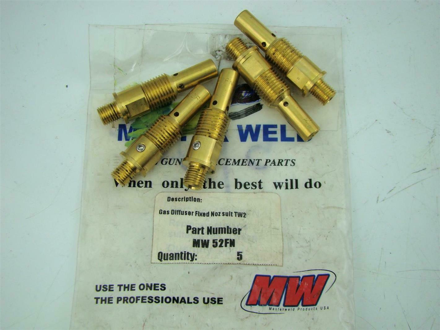 MASTER WELD GAS DIFFUSER FIXED NOZ SUIT TW2 MW 52FN (5 COUNT) | eBay