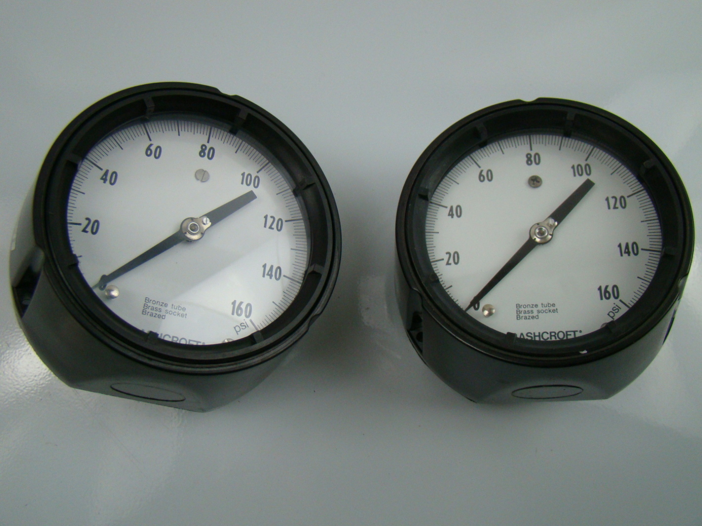 Ashcroft Duragauge 4-1/2" 160 PSI Type 1279 AS | eBay