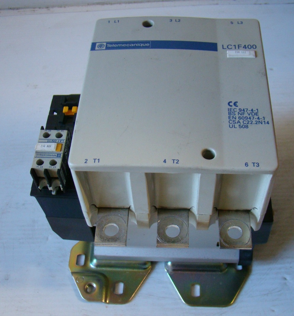 Telemecanique Contactor LC1F400 120v Coil 600VAC 420A 3PH LC1-F-400 | eBay