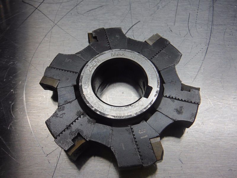 Sandvik 80mm Slot Indexable Milling Cutter 1" Arbor N331 32 080T25EM ...