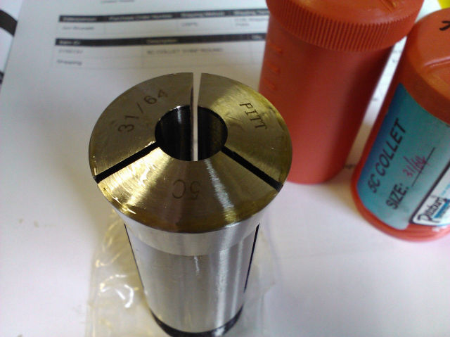 5c Collet Block 4 Inch Model 5C-400W Coolant-Through Collet Chuck 5c ...