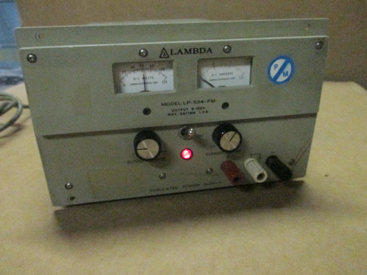 120V DC Regulated Power Supply 0-1.2A | Daves Industrial Surplus LLC