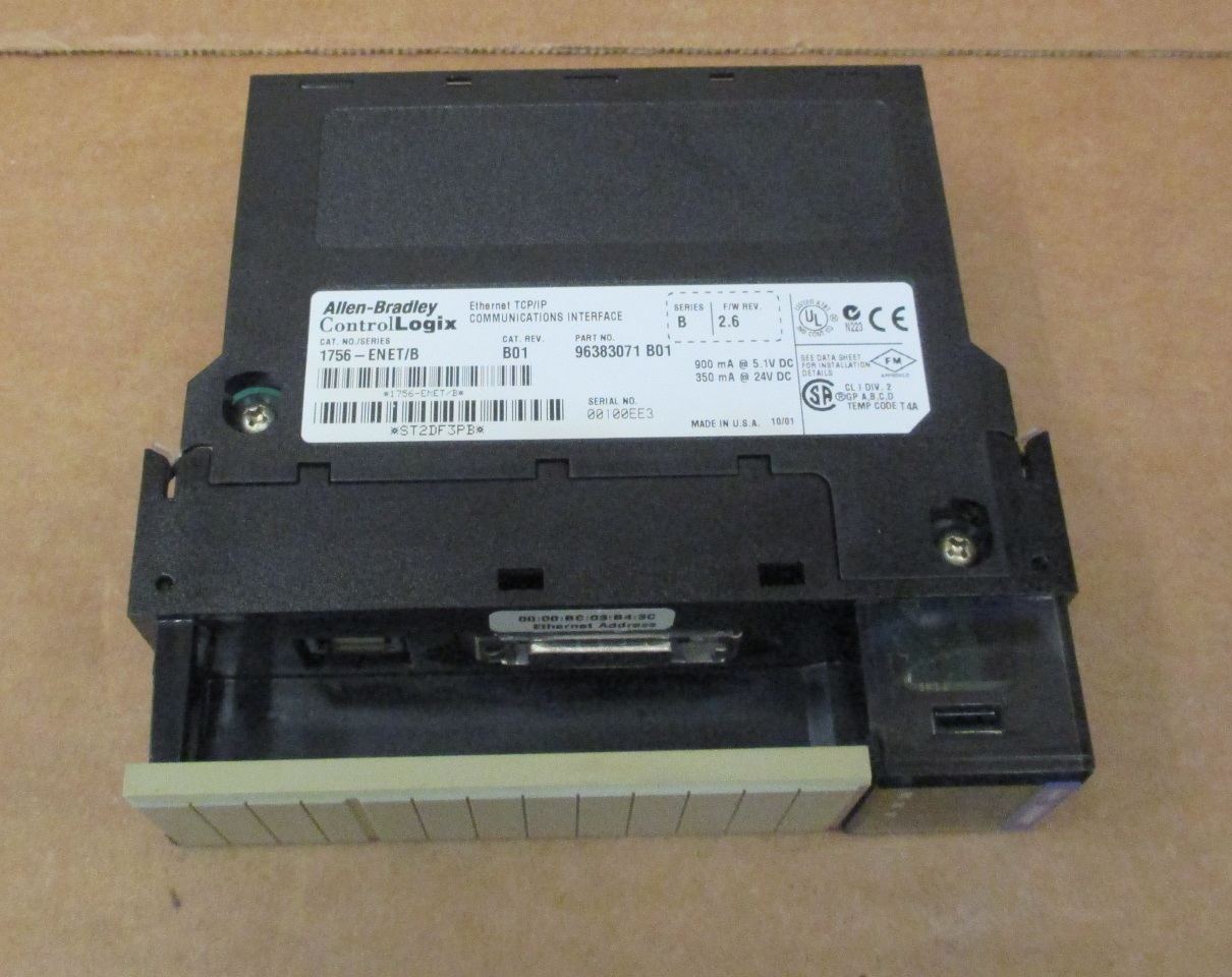 Allen-Bradley 1756-ENET/B Ethernet TCP/IP Communication Interface ...