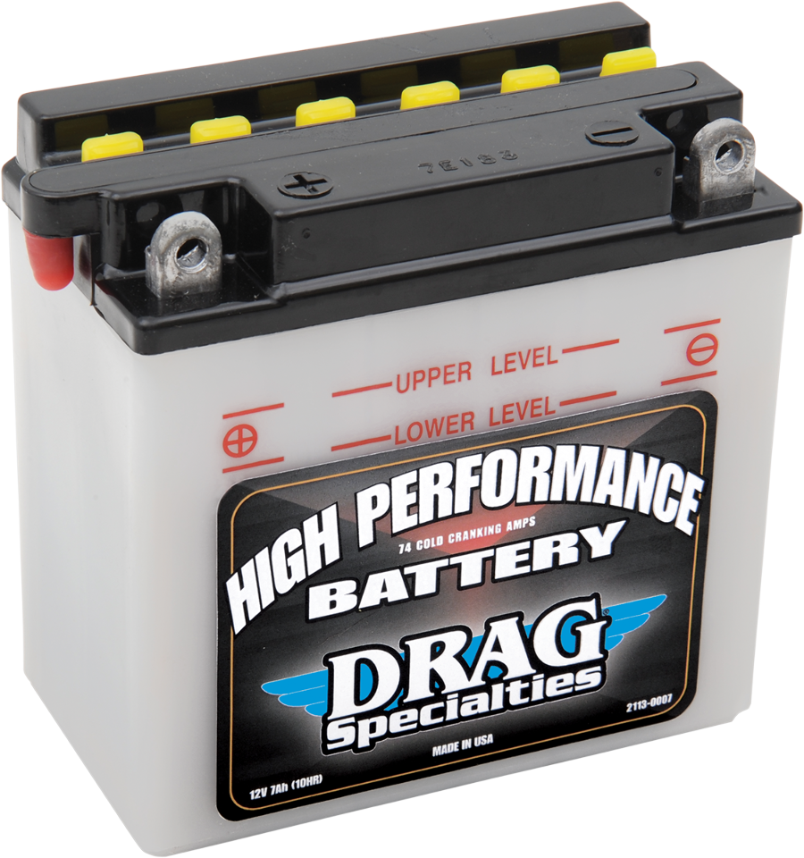 Drag Specialties 12V Lead Acid Motorcycle Battery 70-97 Harley ...