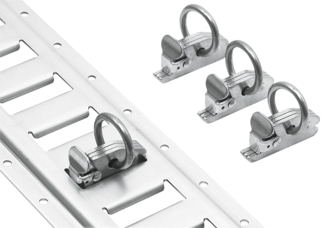 Powertye MFG 4 Pack Motorcycle Trailer E-Track O-Ring Clips Harley ...