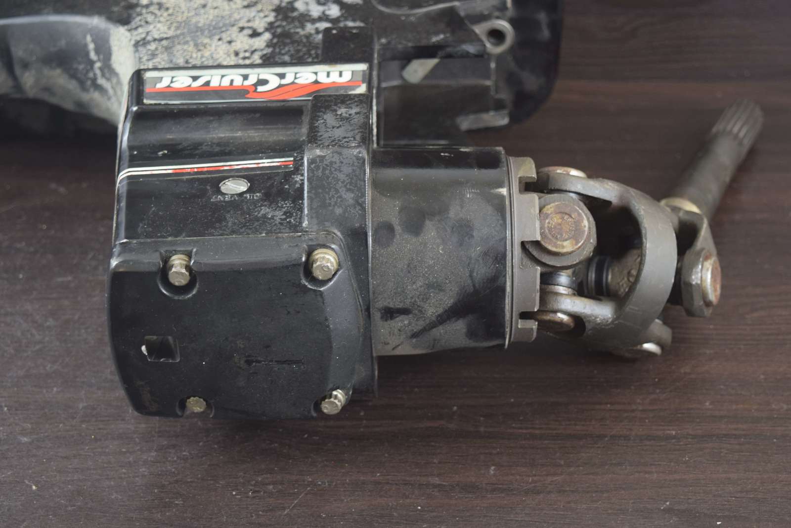 OPENED & INSPECTED! 1984-1990 Mercruiser Alpha One Gen I Upper Outdrive ...