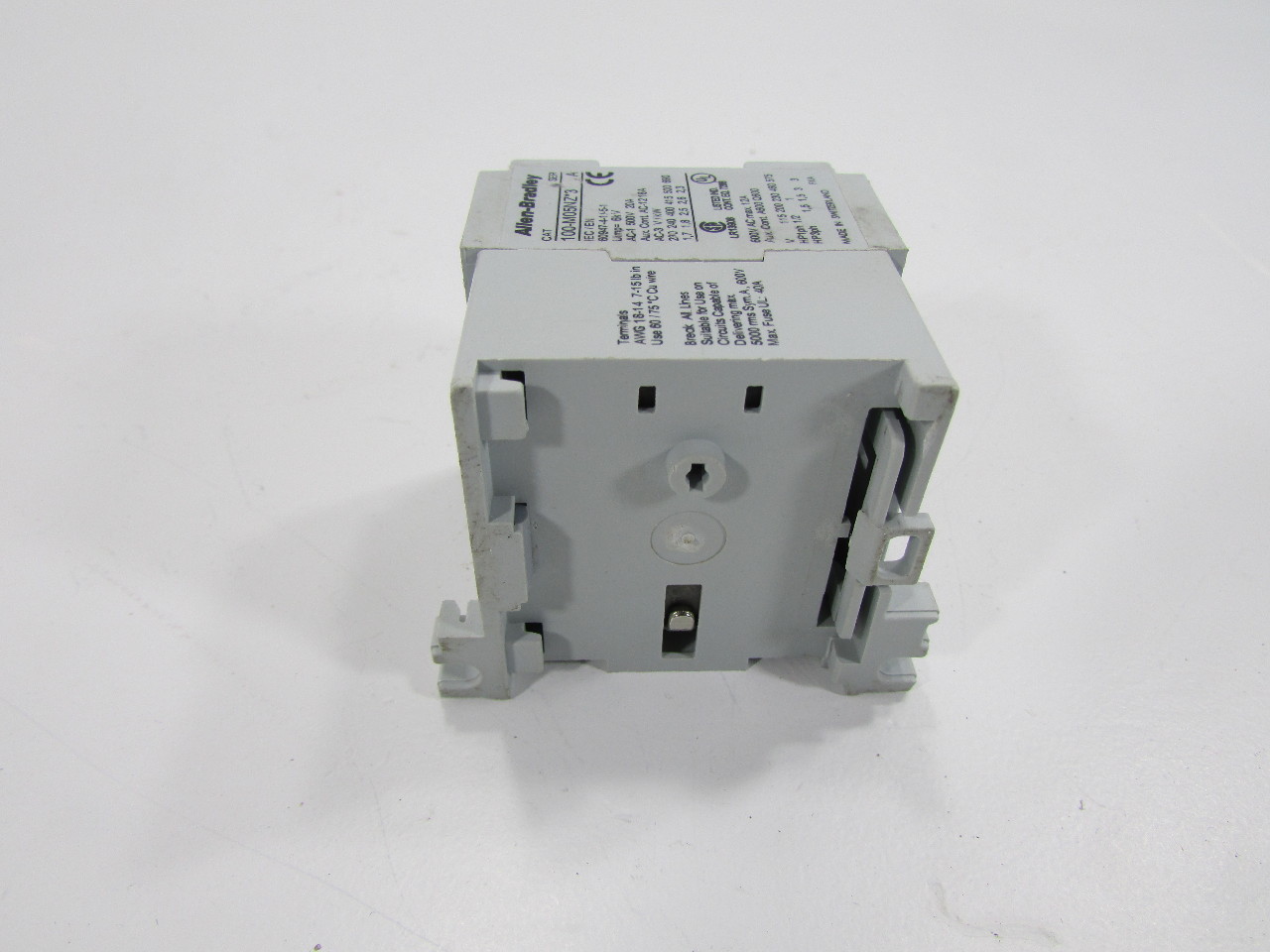 ALLEN BRADLEY 100-M05NZ*3 SERIES A CONTACTOR | Premier Equipment ...