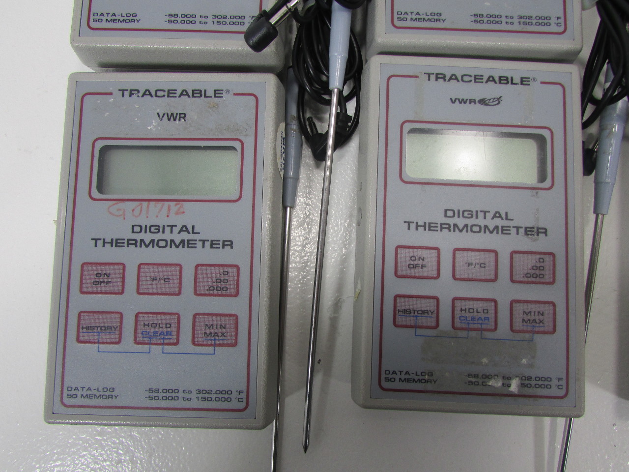 VWR TRACEABLE DATA LOG 50 MEMORY DIGITAL THERMOMETER -50 to 150 °C(1 ...