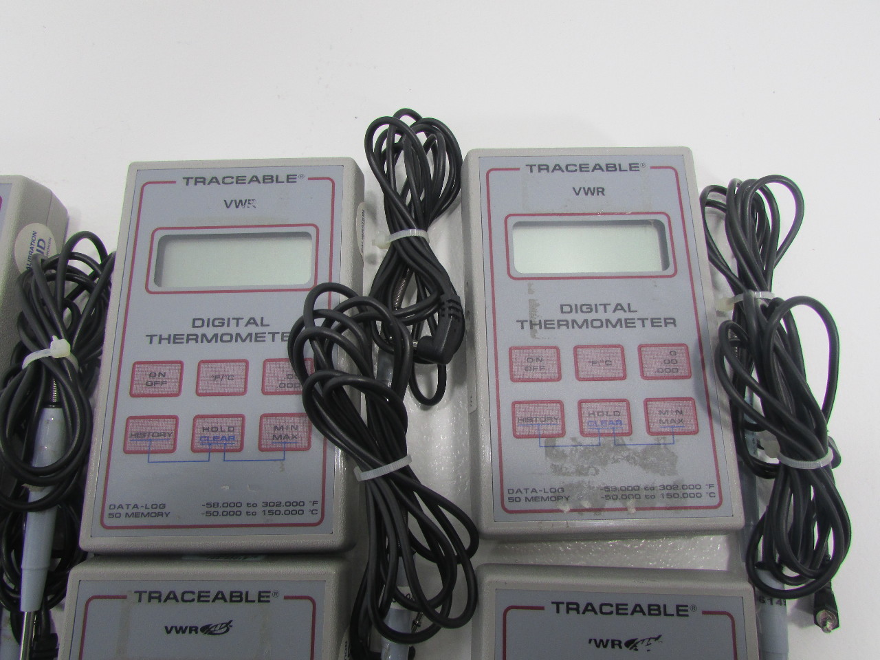 VWR TRACEABLE DATA LOG 50 MEMORY DIGITAL THERMOMETER -50 to 150 °C(1 ...