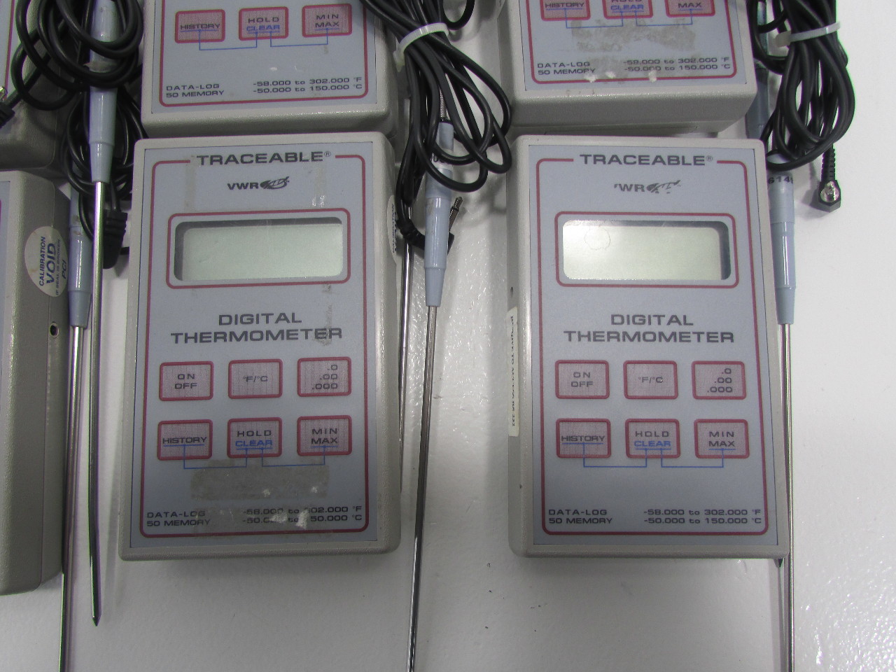 VWR TRACEABLE DATA LOG 50 MEMORY DIGITAL THERMOMETER -50 to 150 °C(1 ...