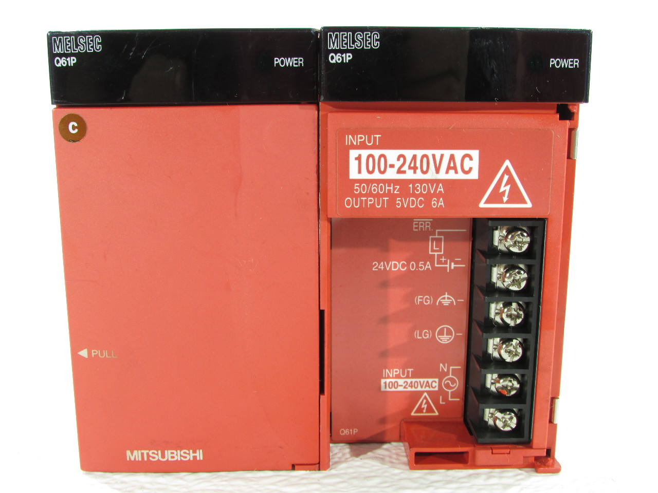 MITSUBISHI Q61P POWER SUPPLY 6AMP 100/240VAC OUTPUT: 6AMP 5VDC | Premier Equipment Solutions, Inc.