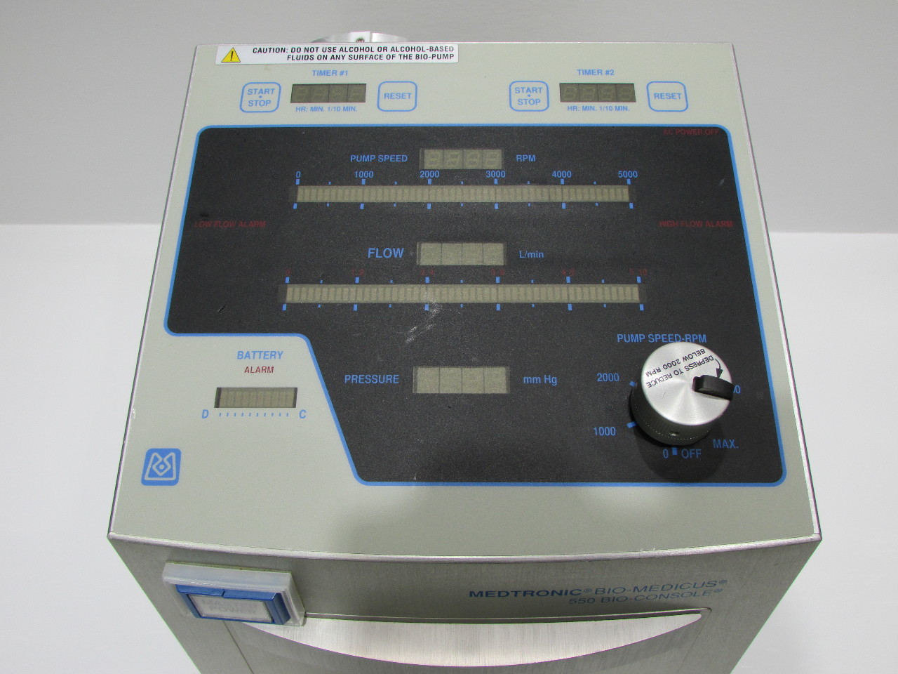 * MEDTRONIC 550 BIO-CONSOLE EXTRACORPOREAL BLOOD PUMP SPEED CONTROLLER ...