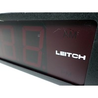 Leitch DTD-5225 RED DIGITAL LARGE LED Time Clock Rack Mount SMPTE/EBU ...