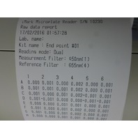 Bio-Rad iMark Microplate Absorbance Reader Version 1.02.01 + SOFTWARE ...