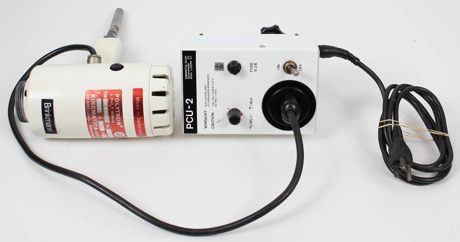 Brinkmann Kinematica Polytron PT 10-20-3500 Homogenizer w/PCU-2 ...