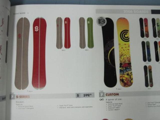 BURTON snowboard 2006 product 248 page catalog book Flawless NEW OLD ...