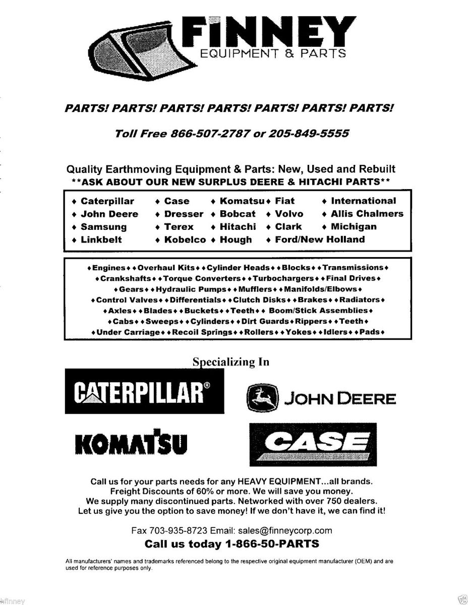 Cat Caterpillar 416D 420D 424D 428D Backhoe Loader Locking Fuel Tank ...