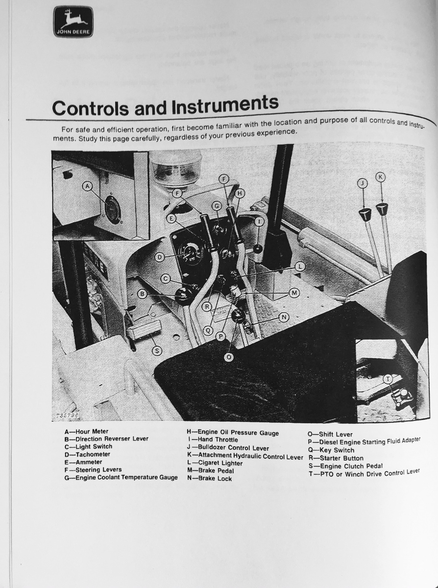 John Deere JD 350B Crawler Loader 350B Crawler Bulldozer Operator ...