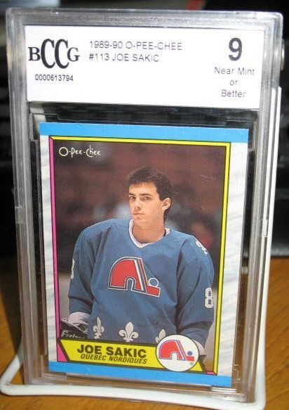JOE SAKIC 1989-90 O-PEE-CHEE Rookie Card #113 Graded Beckett BCCG 9 ...