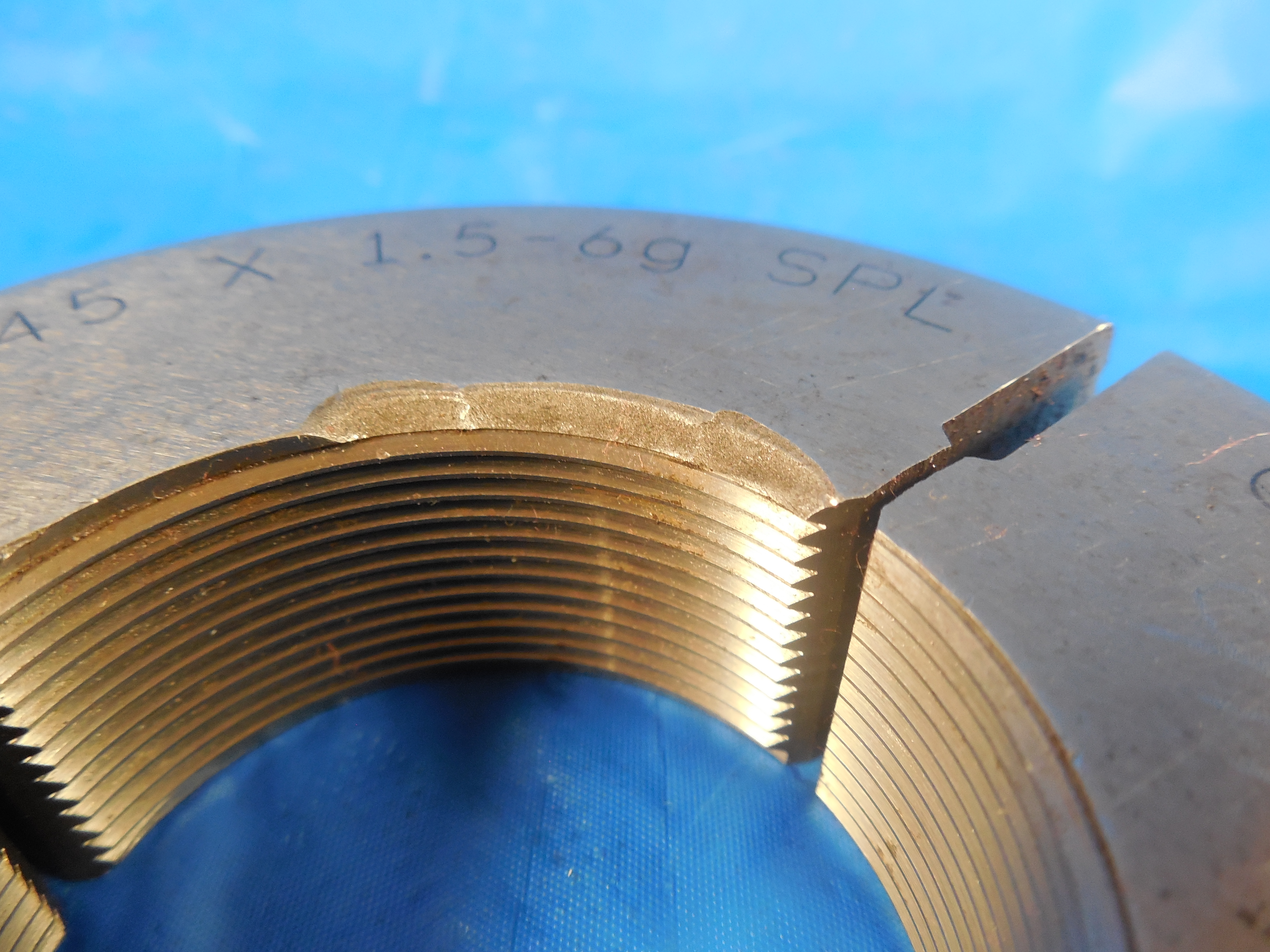 BUDGET M45 X 1.5 6g SPECIAL METRIC THREAD RING GAGE 45.0 GO ONLY PD ...