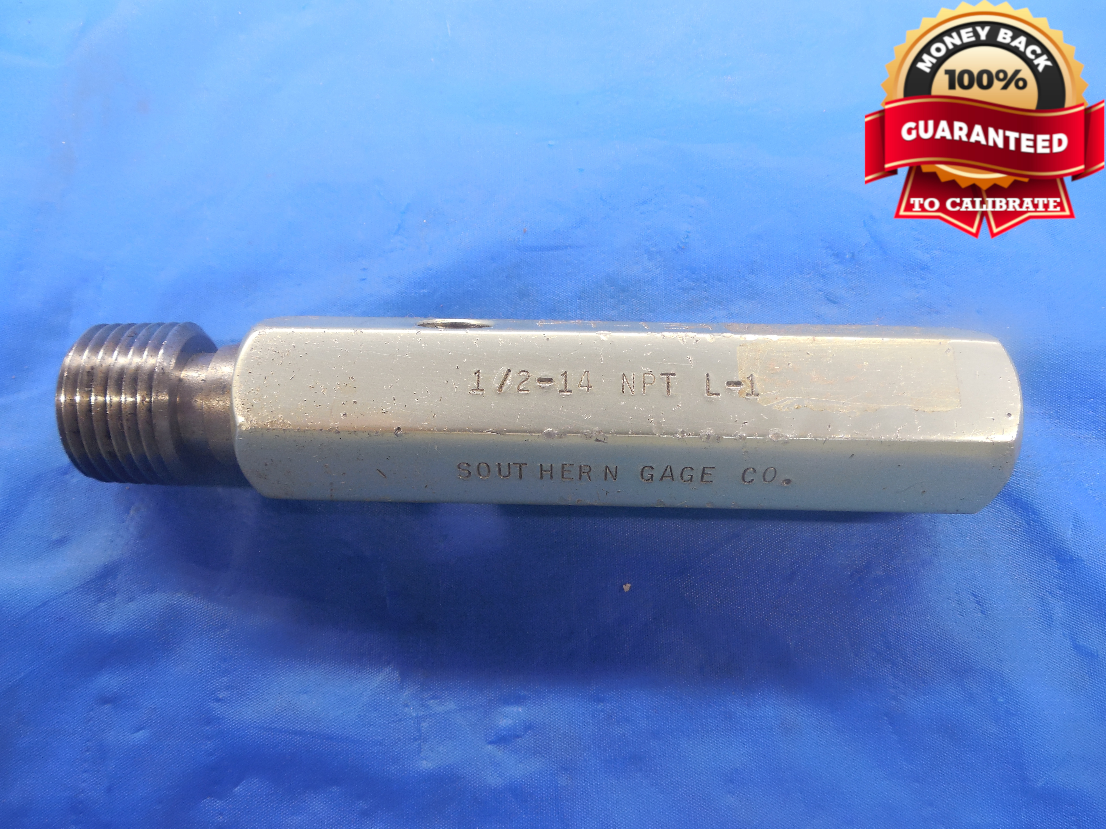 1/2 14 NPT L1 PIPE THREAD PLUG GAGE .5 1/2"-14 QUALITY INSPECTION TOOL ...