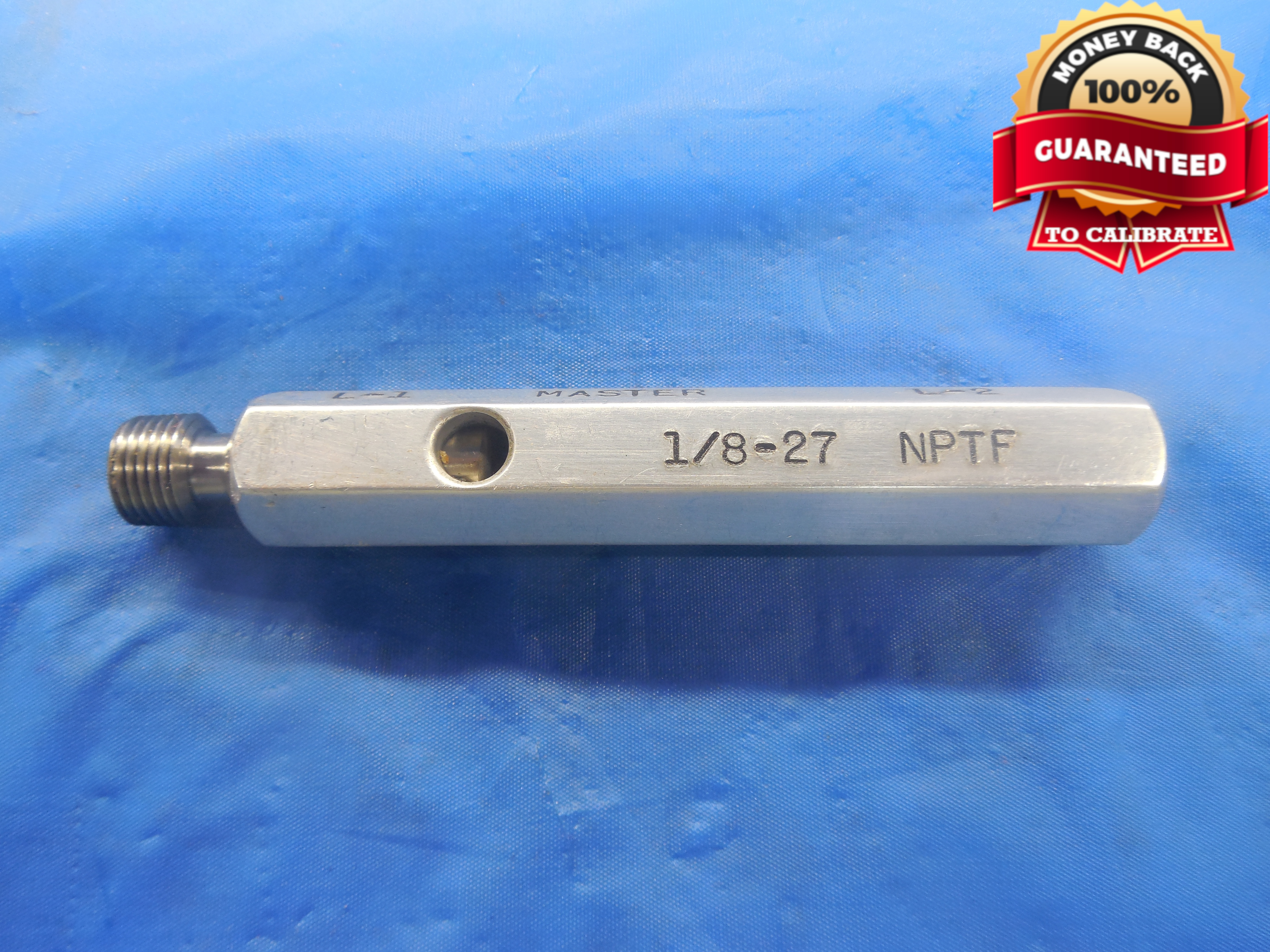 1 8 27 NPTF L1 PIPE THREAD PLUG GAGE 125 1 8 27 QUALITY INSPECTION