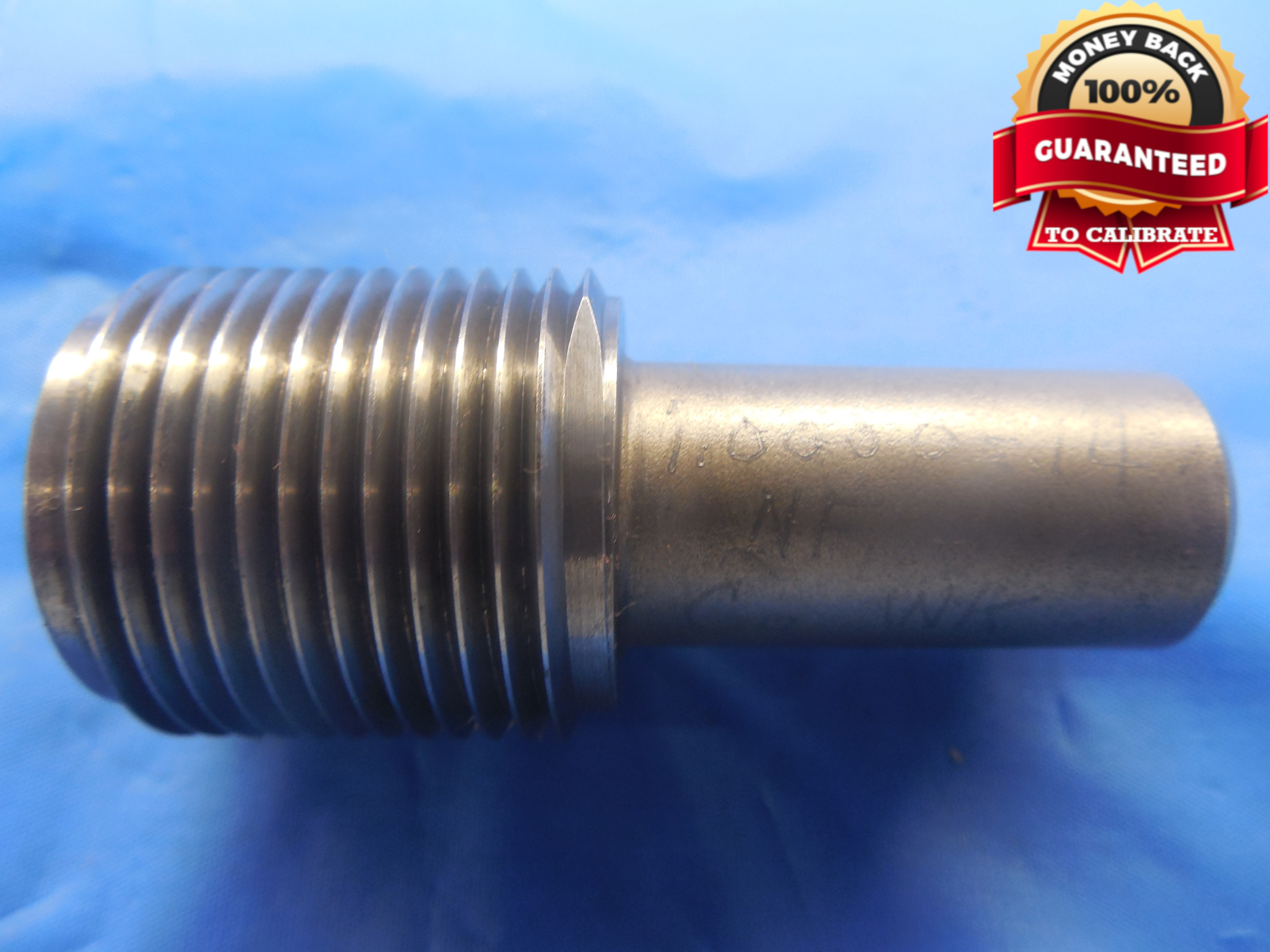 1" 14 NF THREAD PLUG GAGE 1.0 GO ONLY P.D. = .9536 UNF 1"-14 INSPECTION ...