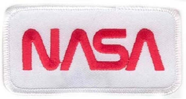 Nasa Logo Rectangle Red and White Uniform Patch | eBay