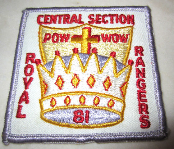 Central Section Pow Wow 1981 Rr Royal Ranger Uniform Patch | Dragonfly ...