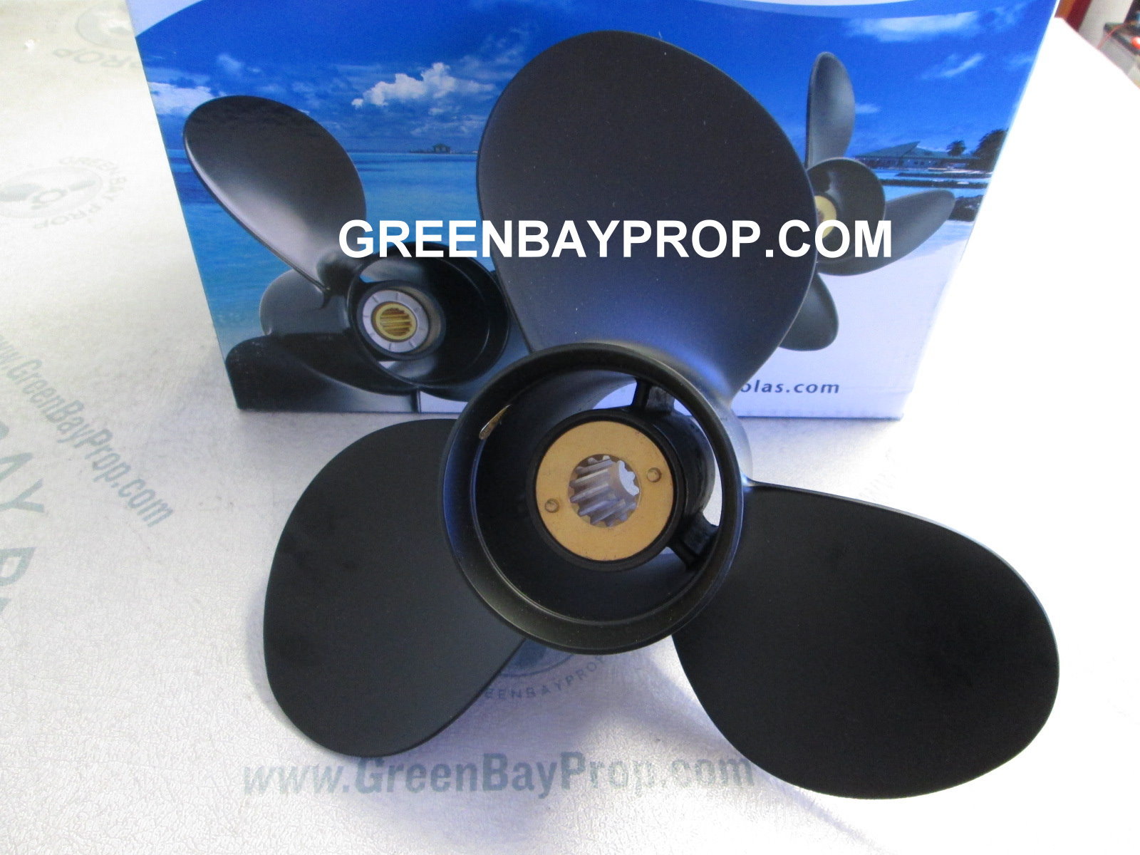 11 x 17 Pitch Aluminum Propeller for Mercury Mariner 25-70 HP Outboards ...