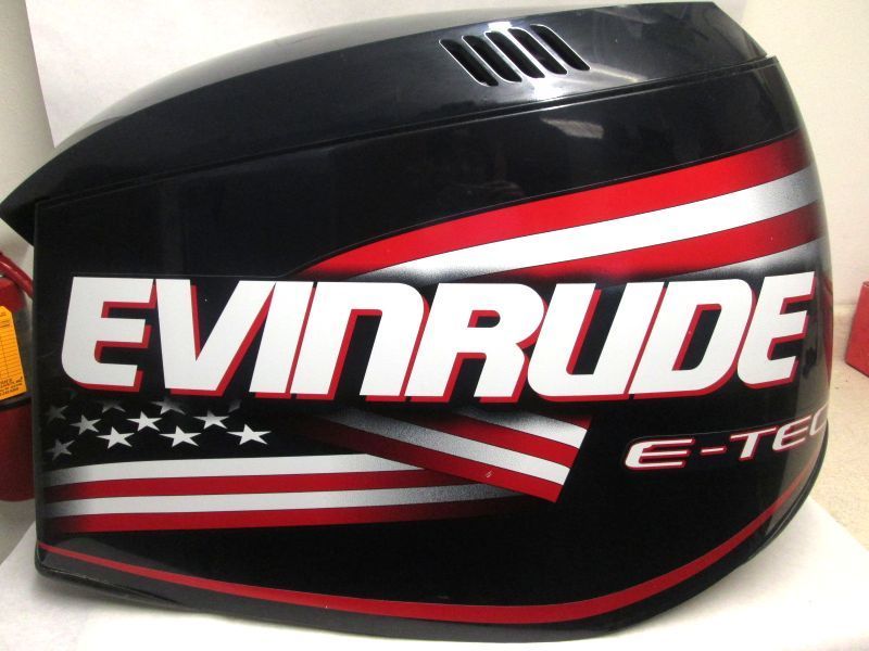 0285652 Evinrude E-Tec 250 H.O. Blue Engine Cowling Top Cowl 2006-08 ...