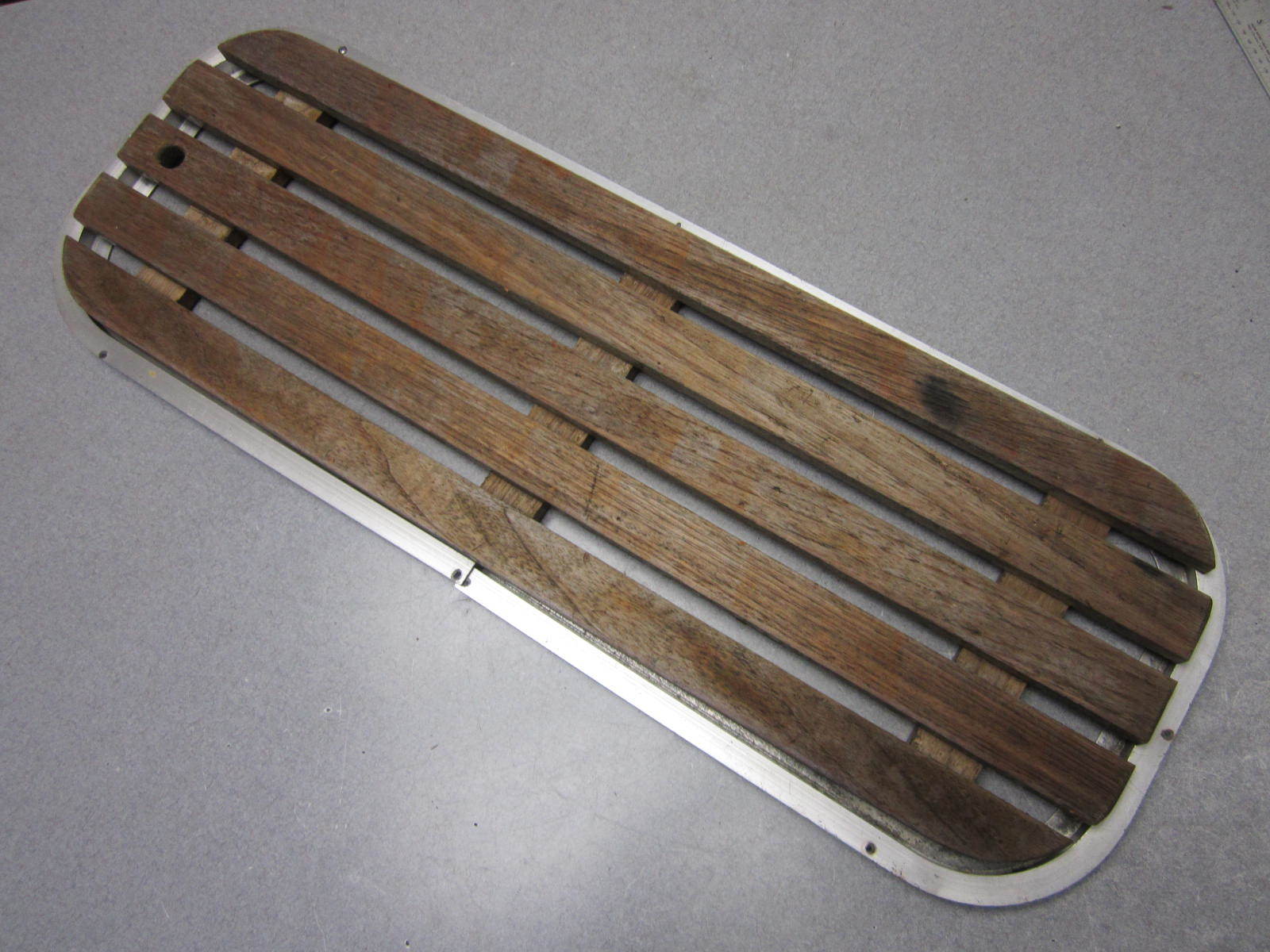 Teak Wood Boat Floor Decking Hatch Cover 37" | Green Bay Propeller ...