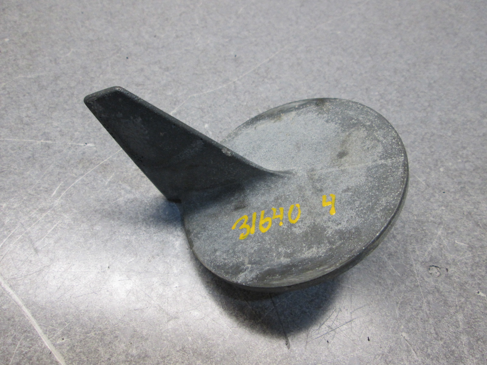 31640 4 Mercruiser Stern Drive Lower Unit Zinc Trim Tab Anode | Green ...