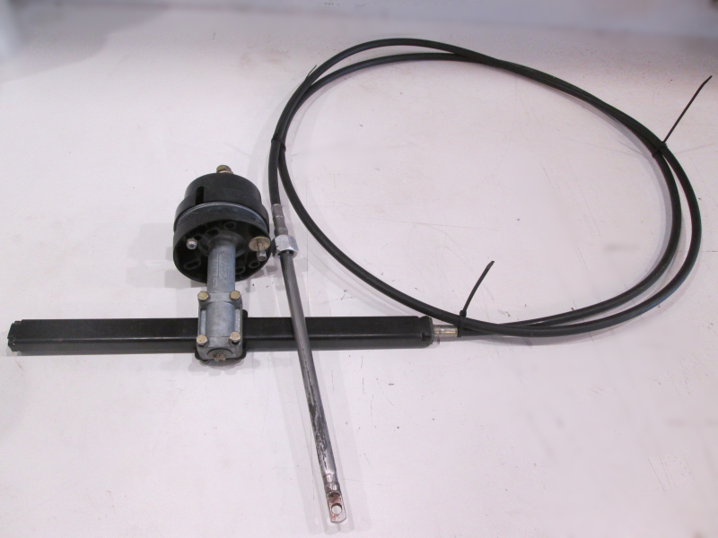 Teleflex SSC124 14 Ft Rack & Pinion Boat Steering Cable and Helm ...