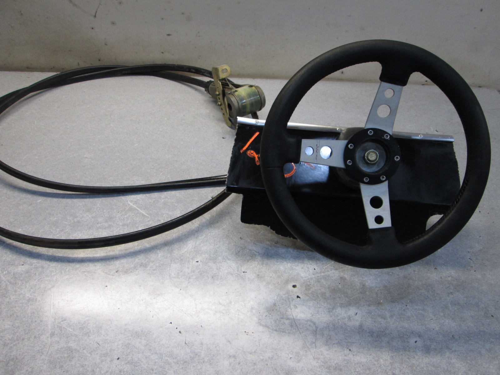 OMC Stringer Stern Drive Tru-Course 12.5 ft Steering Cable Helm & Wheel ...
