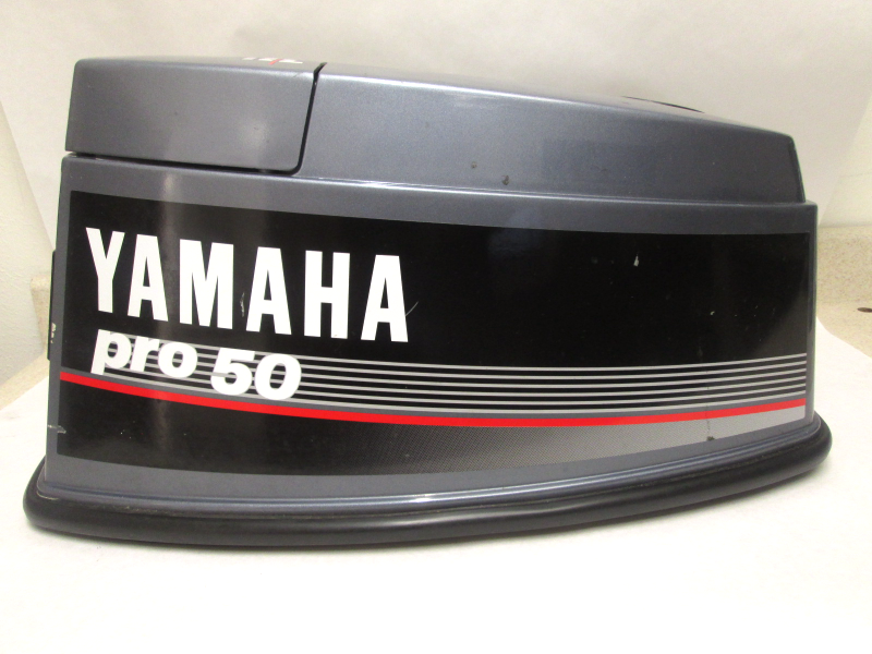 Yamaha Outboard 8 Hp Four Stroke Power Tilt Engine Cover Cowl Hood Cap ...