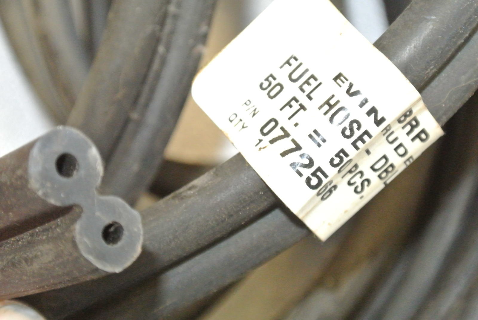 0772566 Dual Fuel Hose 5 FT OMC Evinrudde Johnson Air/Gas Line | Green ...