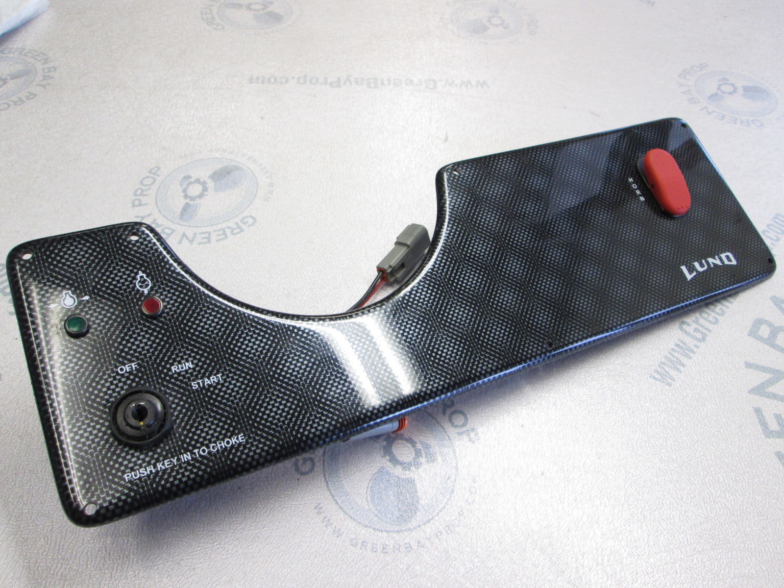 Lund 2003 Fish Boat Dash Board Key Switch Panel Honda Outboard | Green ...