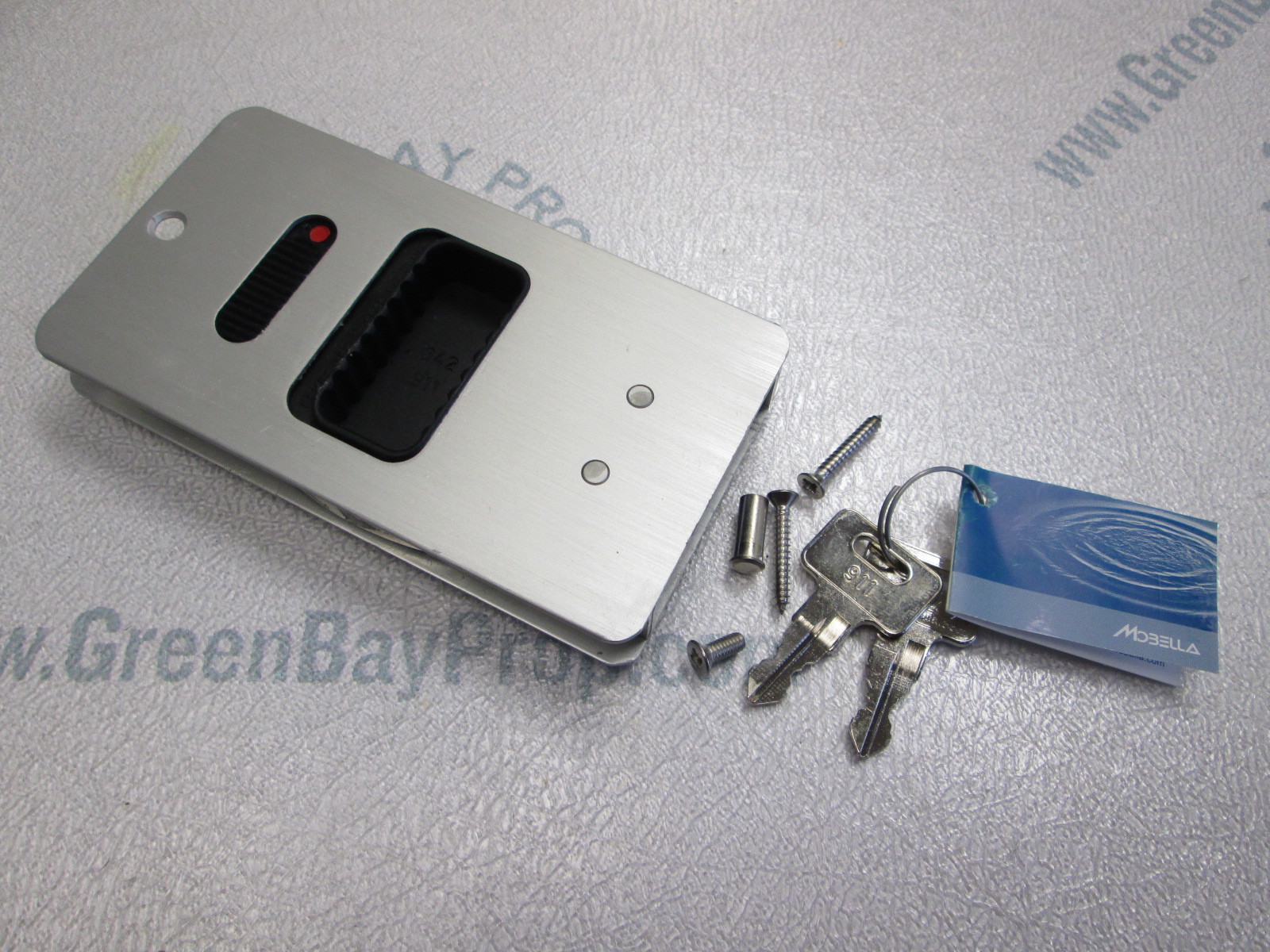 Mobella Southco Boat Door Aluminum Flush Locking Latch & Keys | Green ...