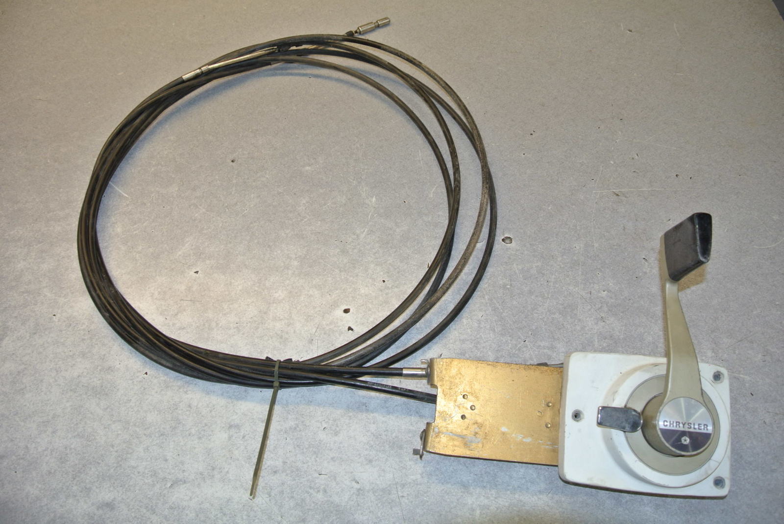 Chrysler Outboard Controls Remote Control Box Lever With Cables | Green ...