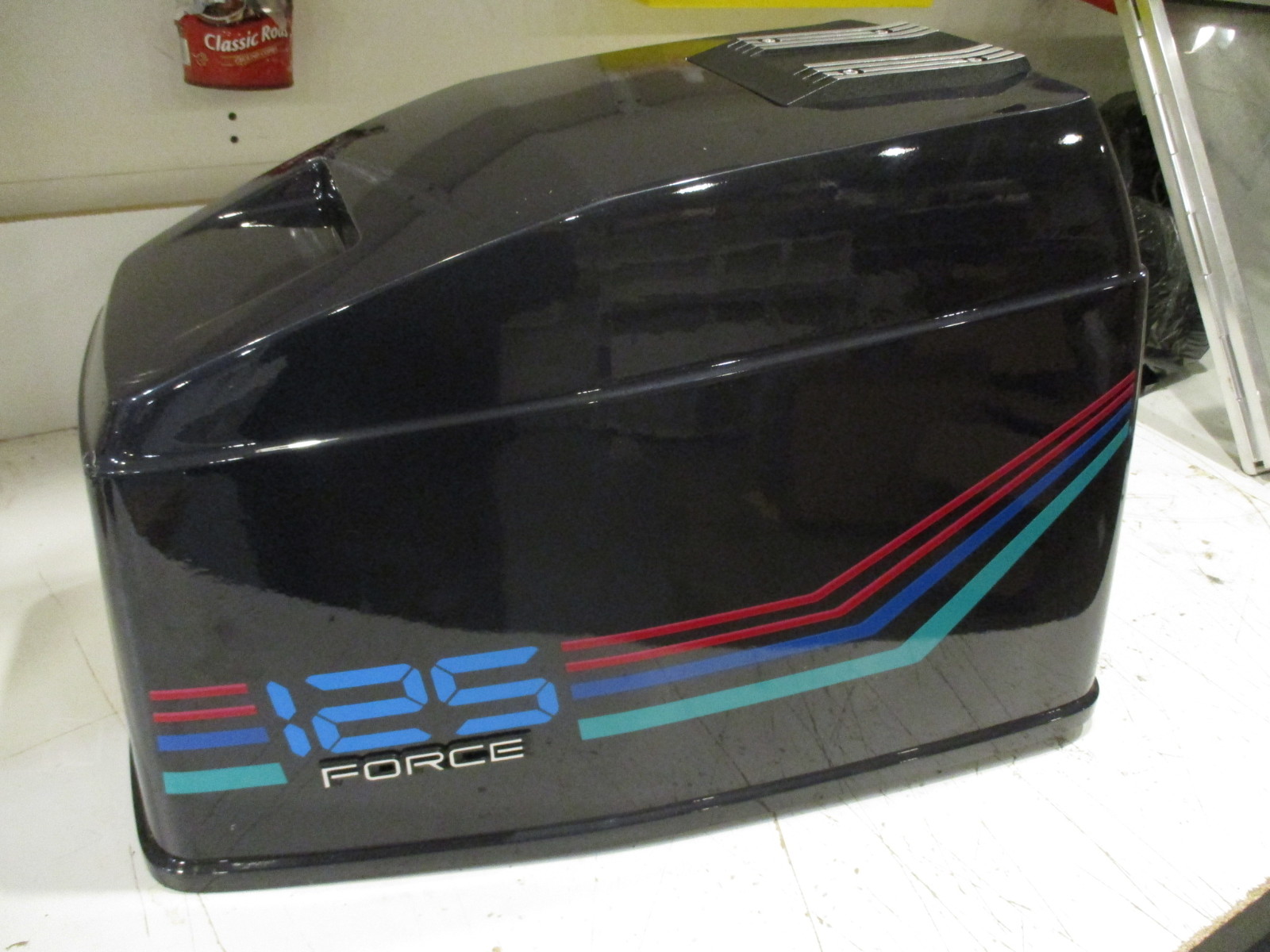 F2C686712 Force Outboard 125 Hp Engine Cowling Cover Hood Cap | Green ...