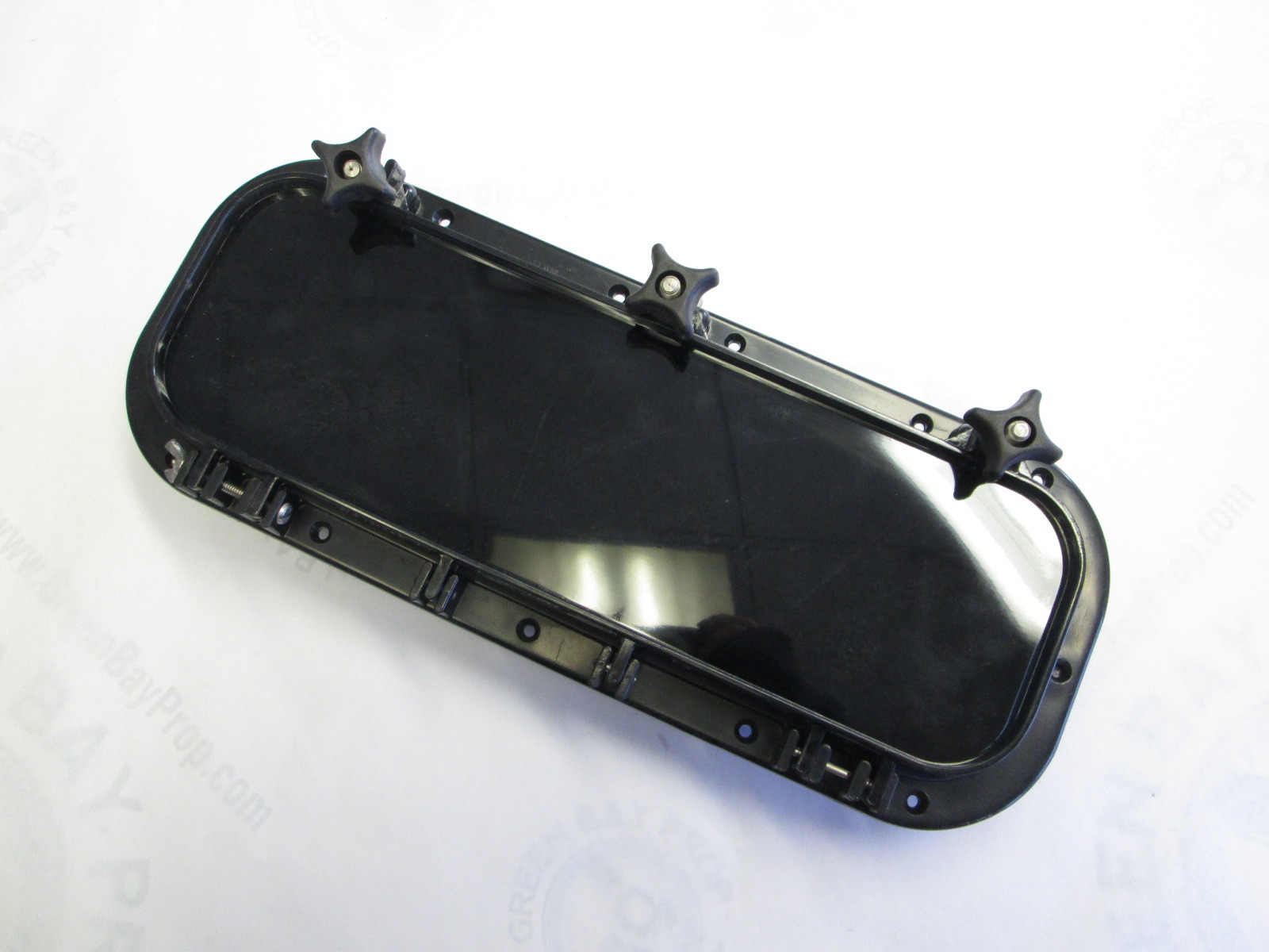 Boat Rectangular Black Porthole Portlight Window w/Screen & Frame 16 3/ ...